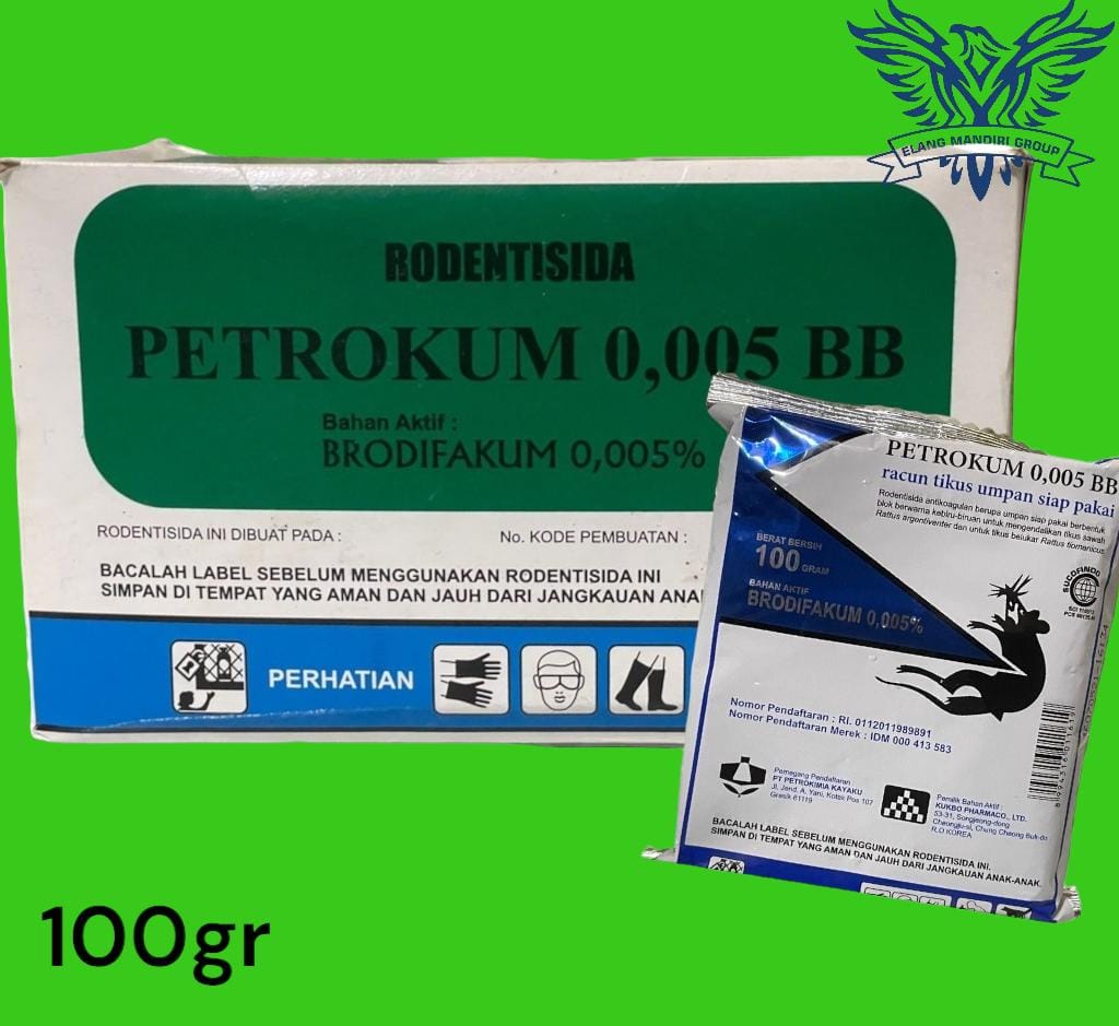 PETROKUM 0,005BB 100 Gr Racun Tikus Anti Bau Berbentuk Sabun | Lazada ...