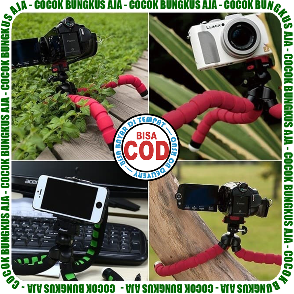 Tripod Mini Spider Octopus Flexible Gorilla Pod Free Holder Universal U ...