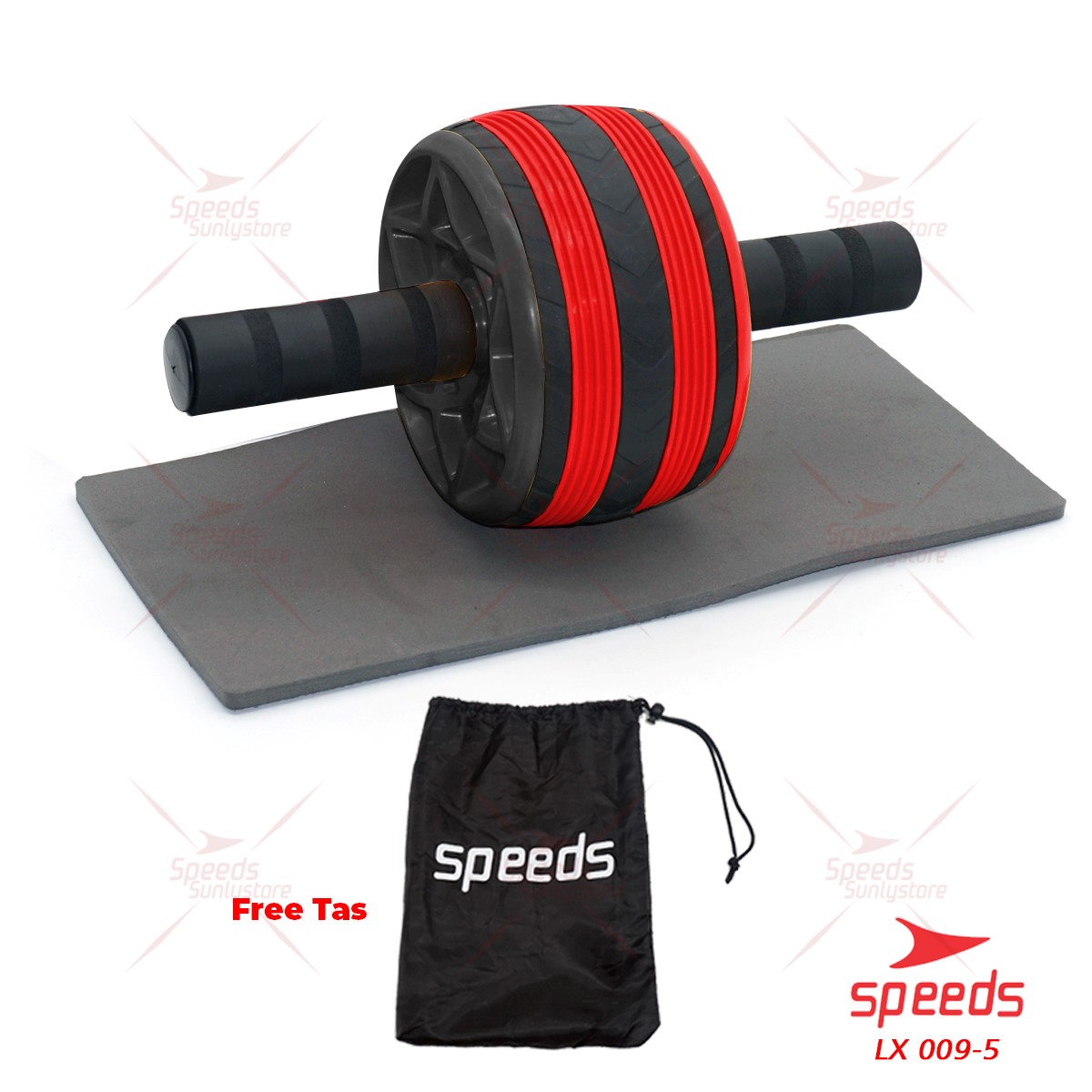 SPEEDS AB WHEEL - AB Roller Alat Push Up Wheel Roda Besar Fitness Alat ...