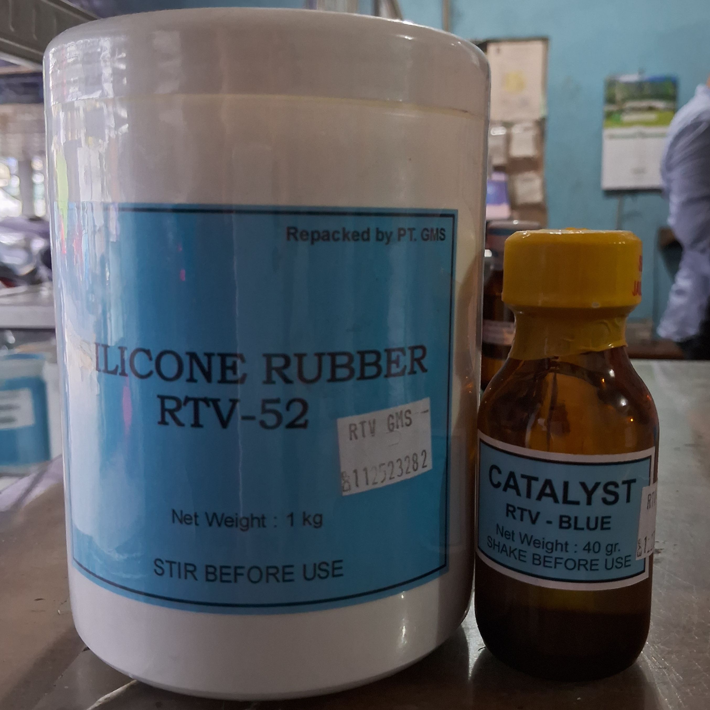 Silicone Rubber RTV 52 + Katalis | Lazada Indonesia