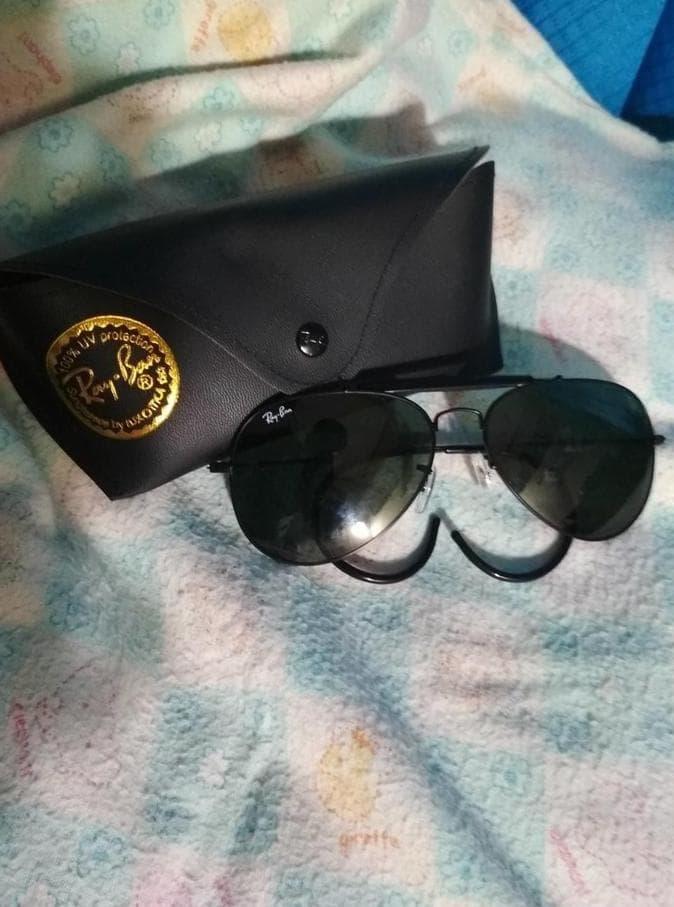 KACAMATA HITAM BL MODEL PILOT TEMPUR LENSA HITAM ADEM DI MATA NYAMAN DI ...