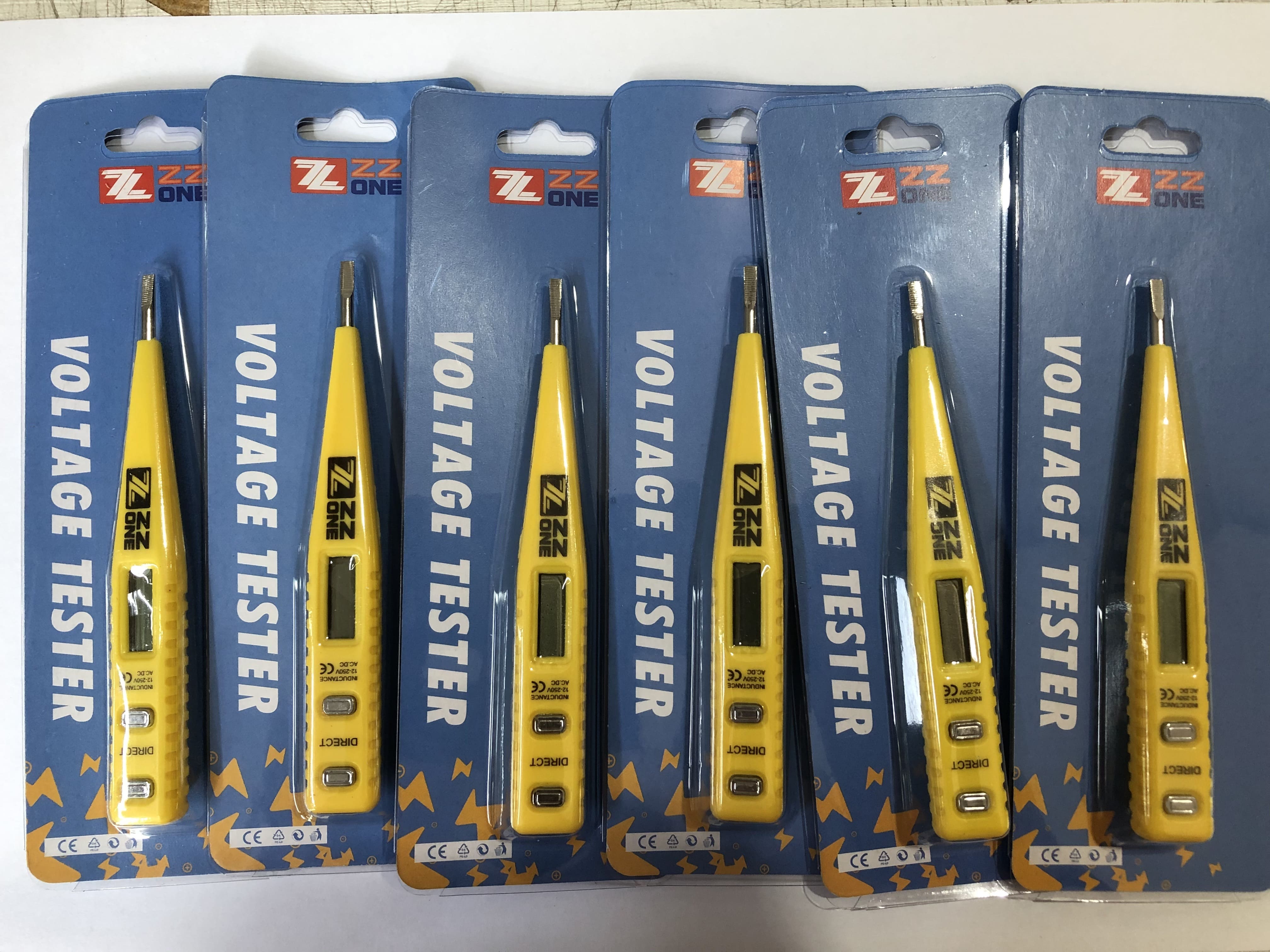 ZZONE - Test Pen / Tespen Digital Warna Kuning - Voltage Tester ...