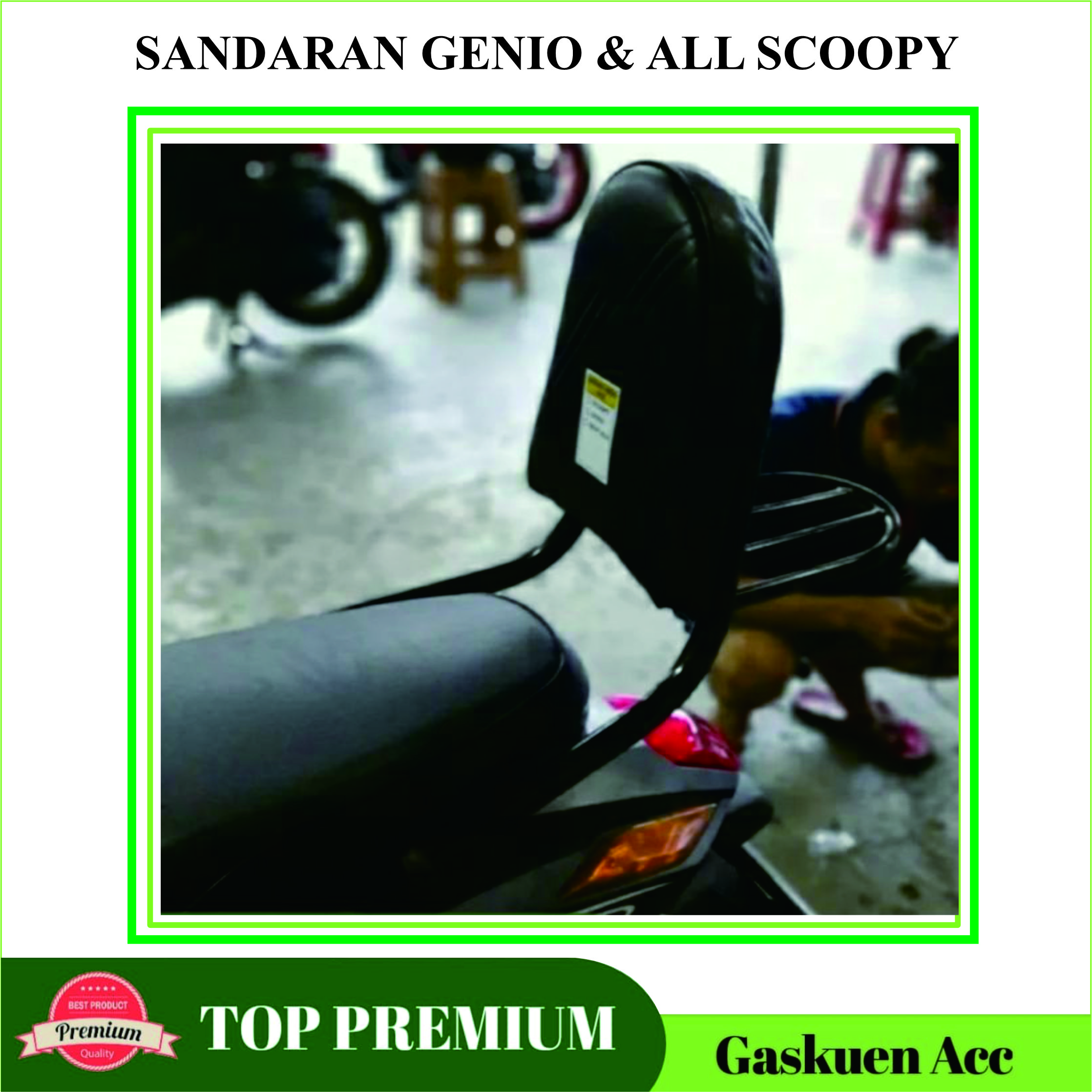 Sandaran Jok Motor Belakang Honda Genio Scoopy Fi Scoopy Karbu Scoopy ...