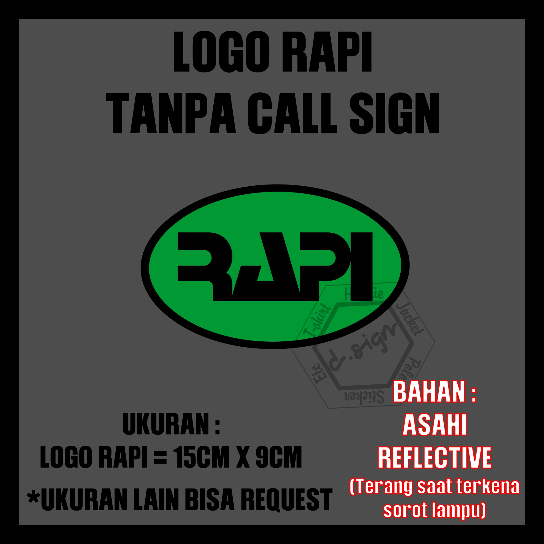 Cutting Sticker logo ORARI dan RAPI | Lazada Indonesia