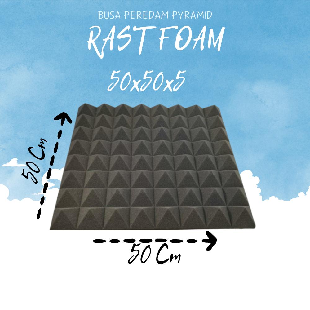 Busa Peredam Suara Model Pyramid 50x50x5 cm / akustik foam | Lazada ...