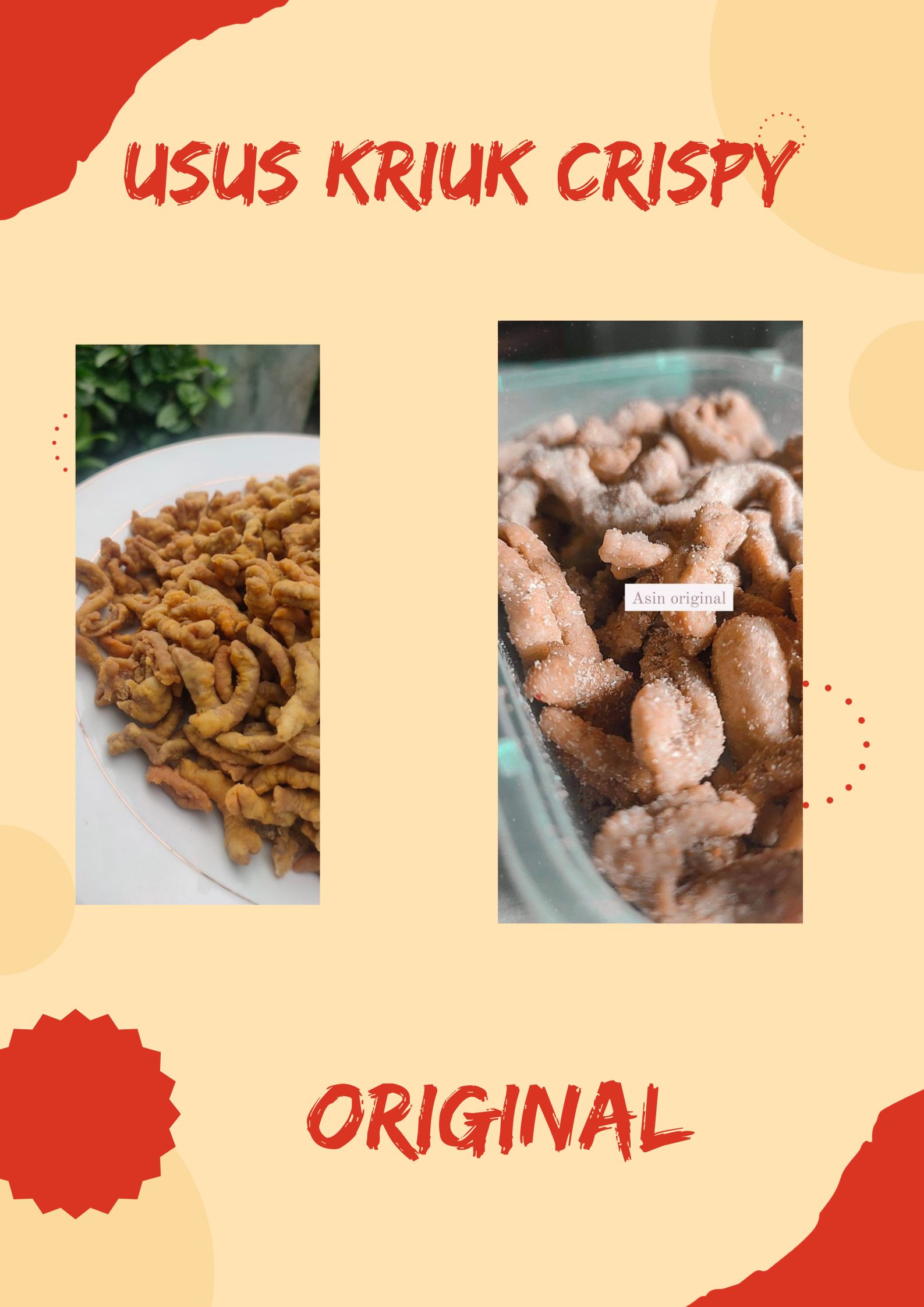 Usus Kriuk Crispy Cemilan Snack Makanan Ringan Viral Original Gurih ...