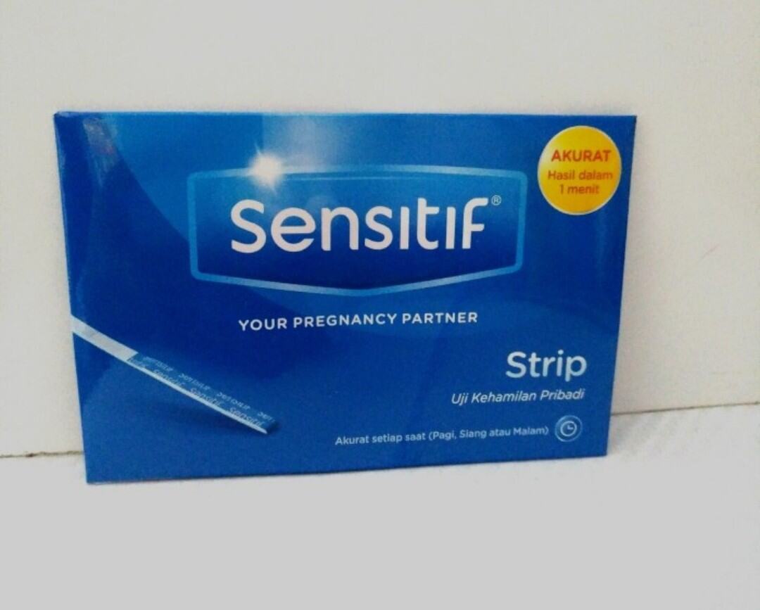 Alat test hamil Sensitif sensitive strip test pack kehamilan isi 1 pcs ...