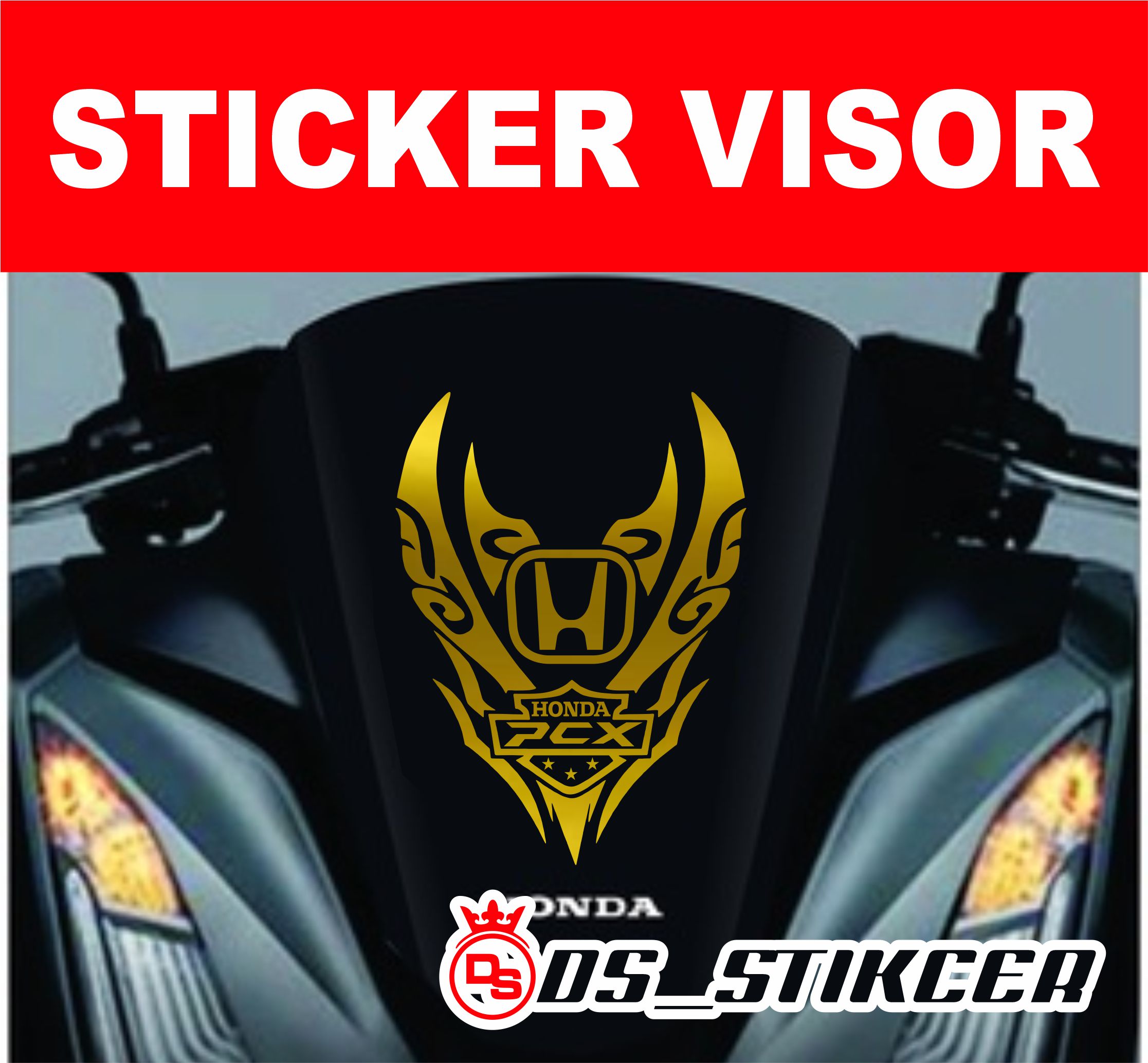 STIKER VISOR PCX STIKER VISOR HONDA PCX | Lazada Indonesia