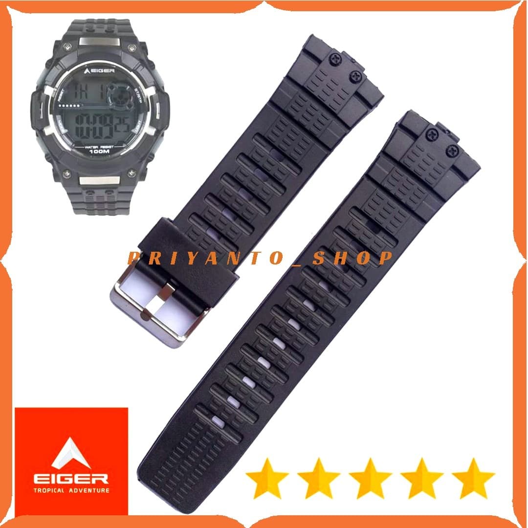 Tali Jam Tangan Eiger Iyw80 Iyw0080 Ls80 iyw 80 Rubber Stap Eiger Terbaik IYW80 IYW 80 Termurah ...