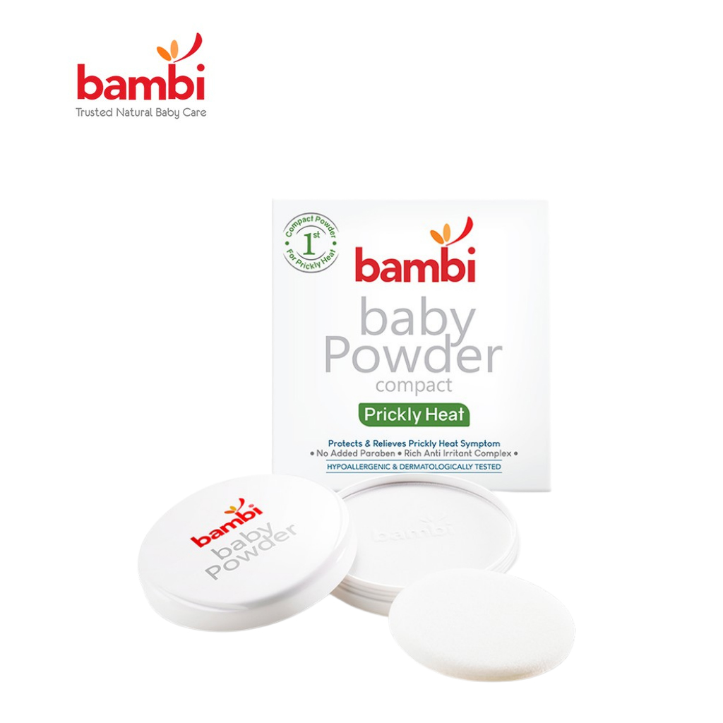 Bambi Baby Powder Compact Prickly Heat Case - 40gr | Lazada Indonesia