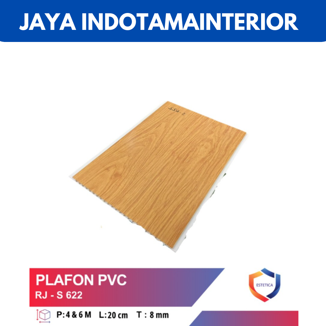 Plafon PVC Plavon Rumah Kamar Motif Ukuran 400cm x 20cm - RJ S 622 ...