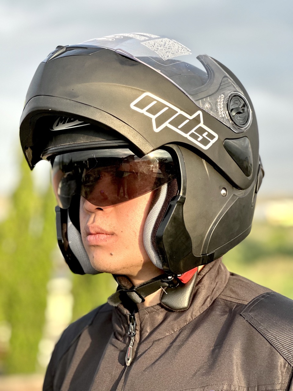 Helm Full Face Mds Modular Pro Rider Original Sni | Lazada Indonesia