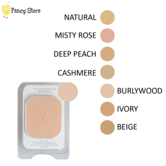 Inez [09-I] Precious Powdery Cake REFILL IVORY | Lazada Indonesia