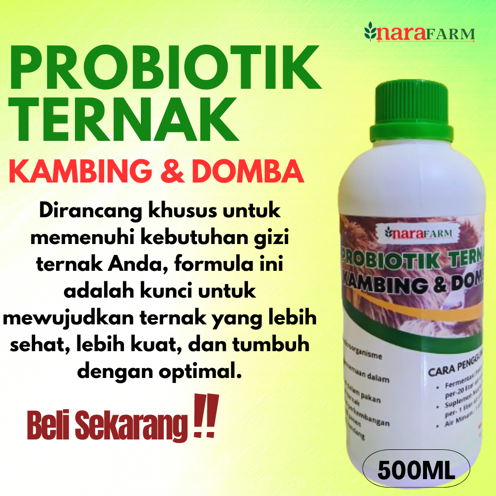 Probiotik ternak kambing/Probiotik pakan ternak/Probiotik peternakan ...