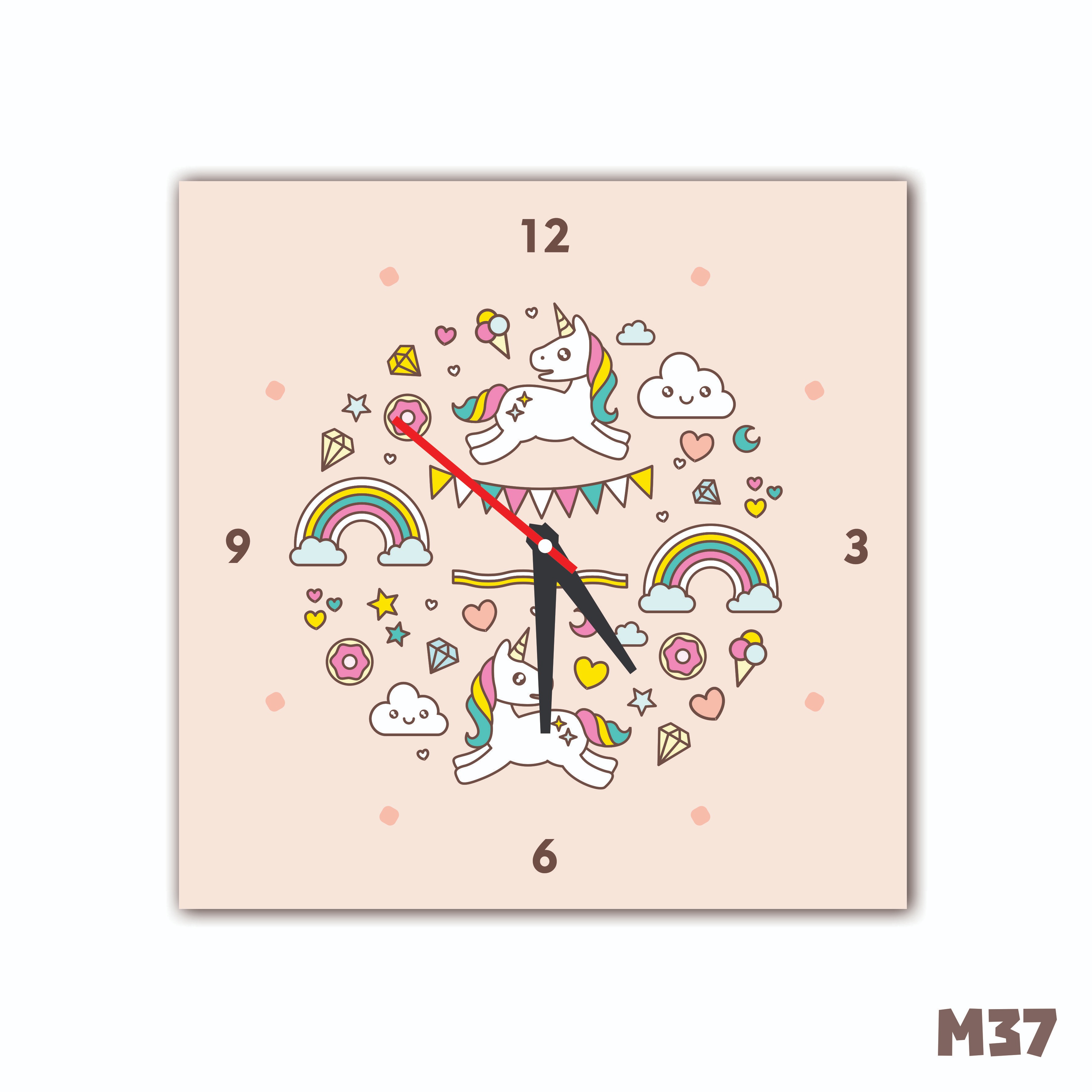 Jam Dinding Kayu Kotak Mdf cute minimalis 20x20cm | Lazada Indonesia