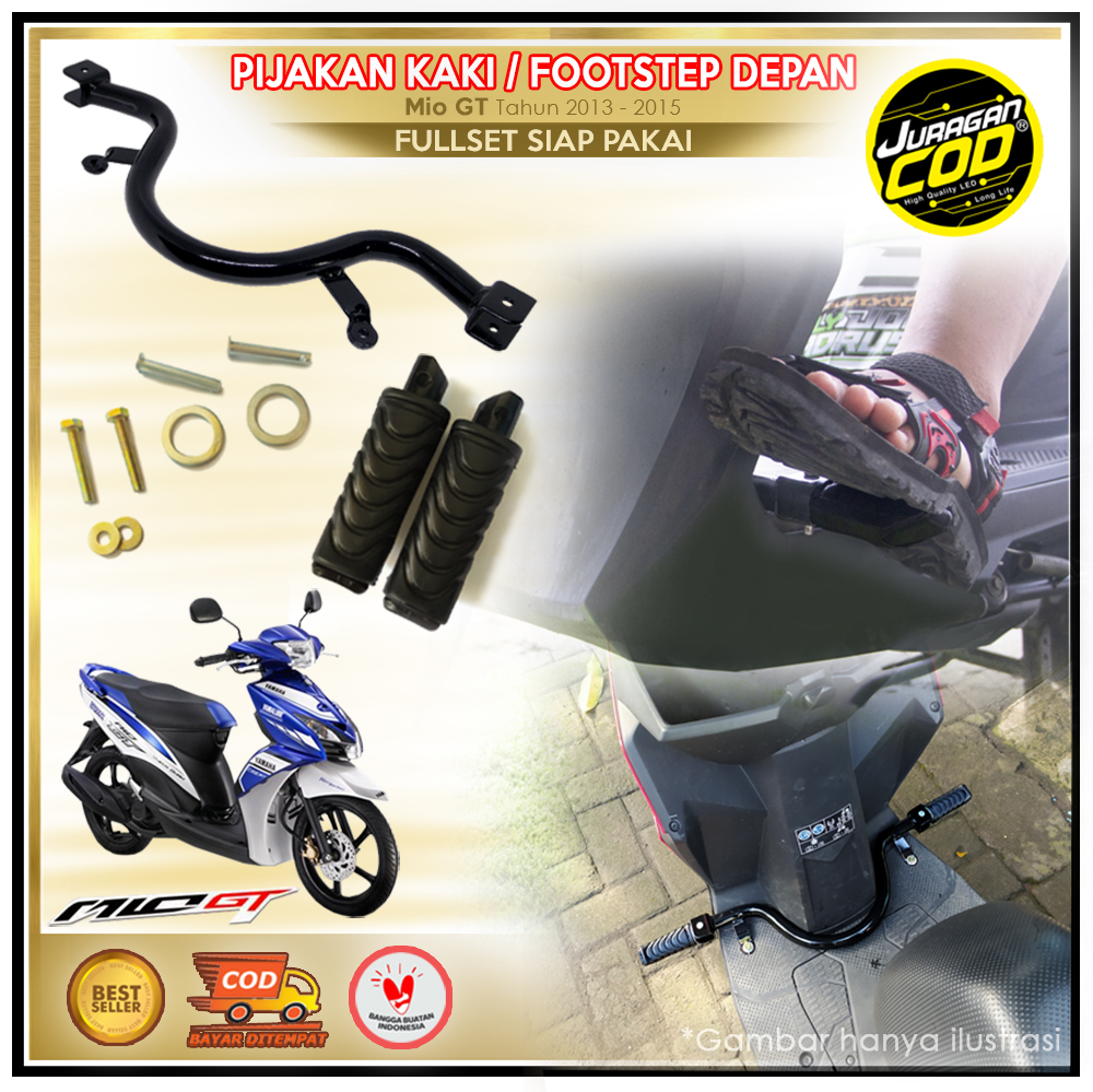 Footstep Pijakan Kaki Yamaha Mio GT 115cc 2012-2015 Fullset PNP Model ...