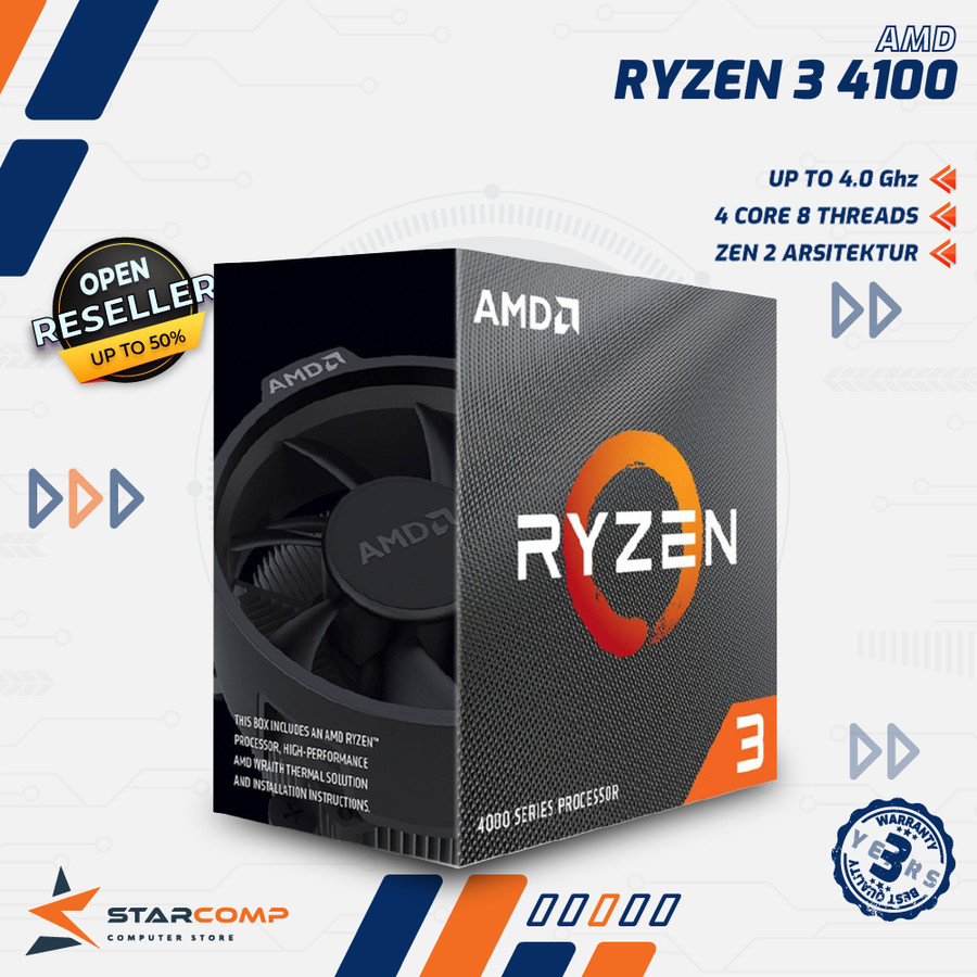 AMD Ryzen 3 4100 Box 4 Core 8 Threads Processor | Lazada Indonesia