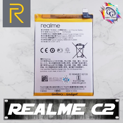 Realme Battery BLP721 Original baterai For Realme C2 | Lazada Indonesia