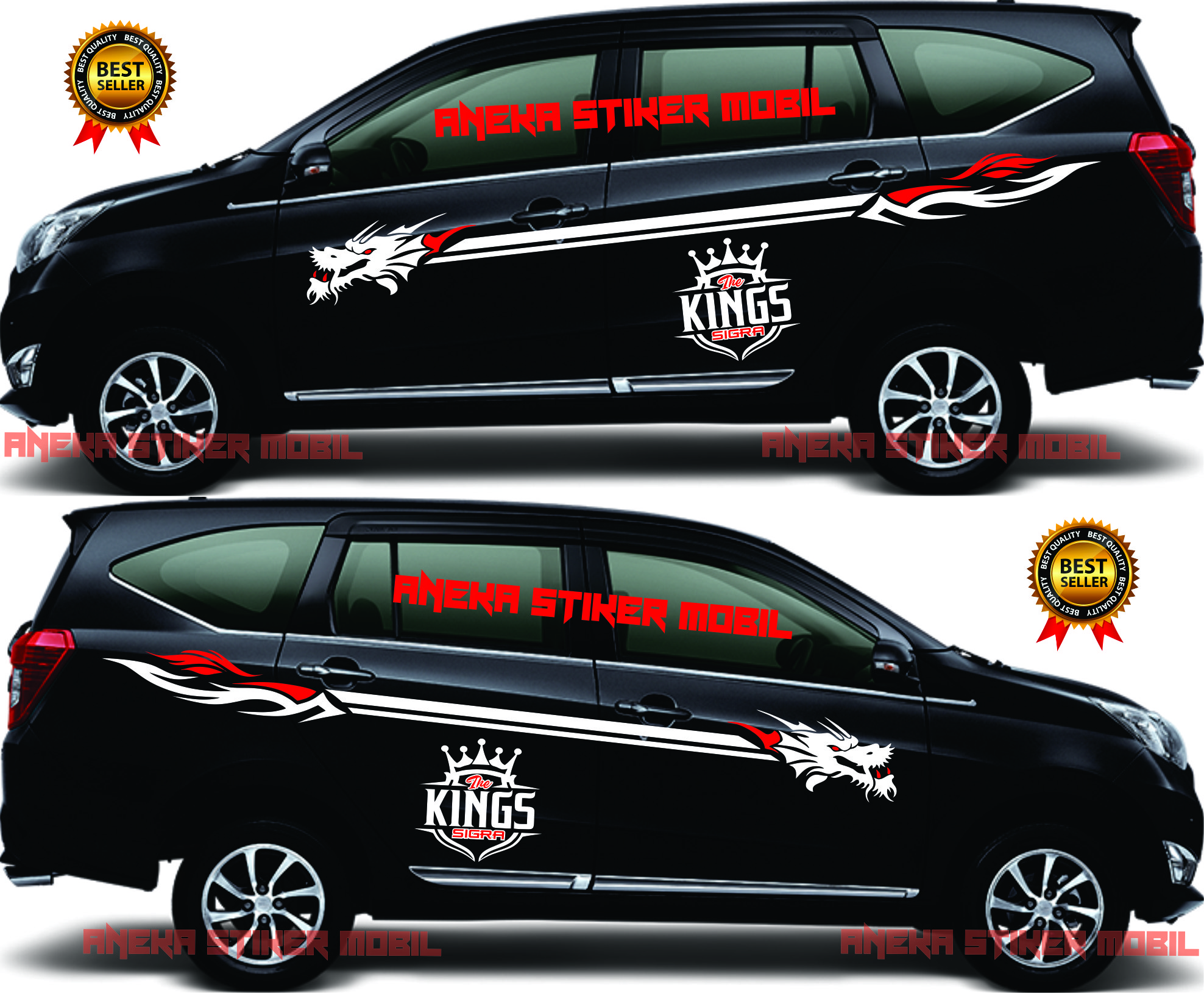 Stiker Mobil Daihatsu Sigra Model Dragon Terbaru | Lazada Indonesia