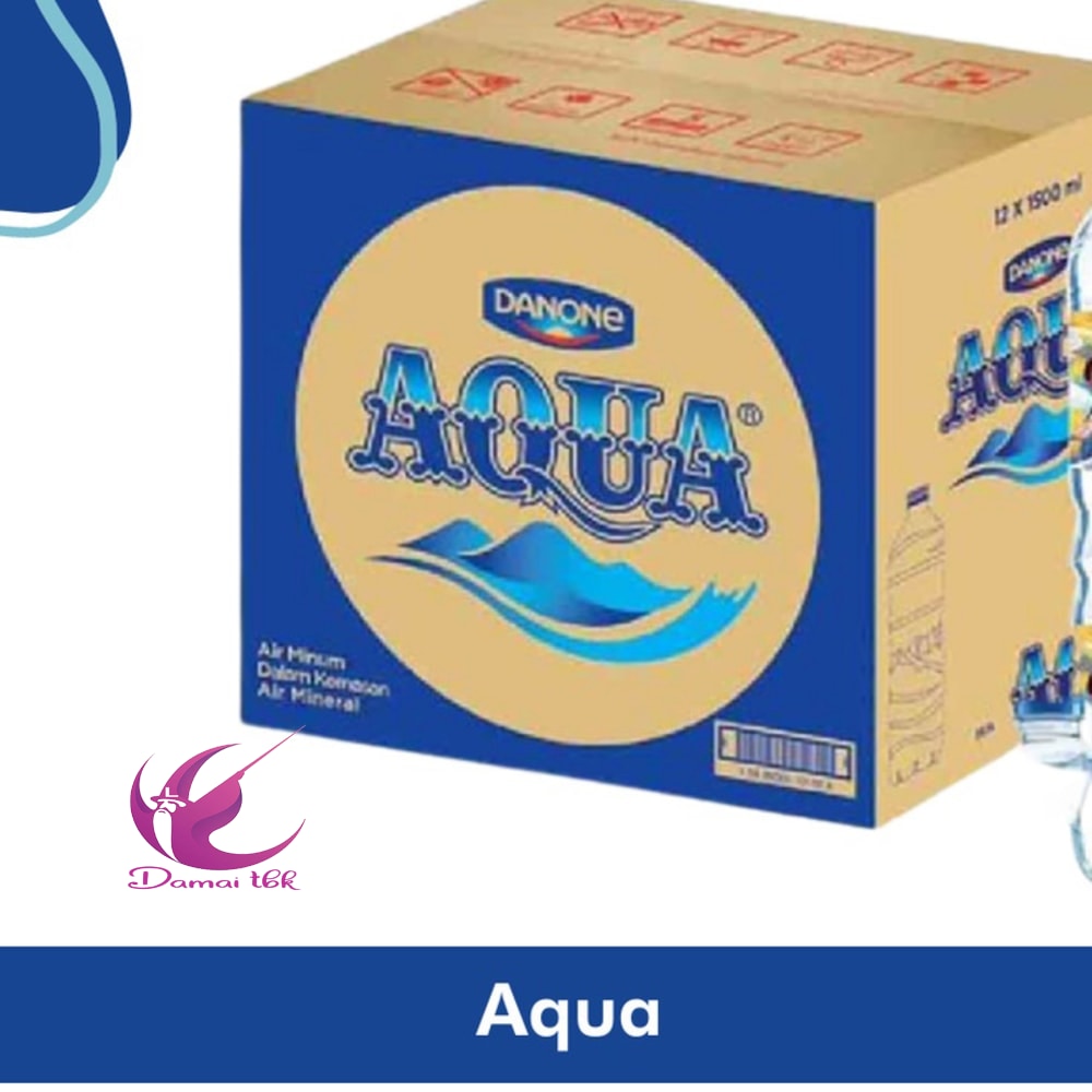 Aqua 1500ml 1500 ml 1 Dus 1,5L 1,5 L Air Mineral Kemasan Besar | Lazada Indonesia