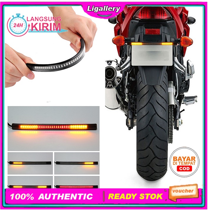 1 Pcs Lampu Led Motor Lampu Rem Motor Led Lampu Led Strip Motor ...