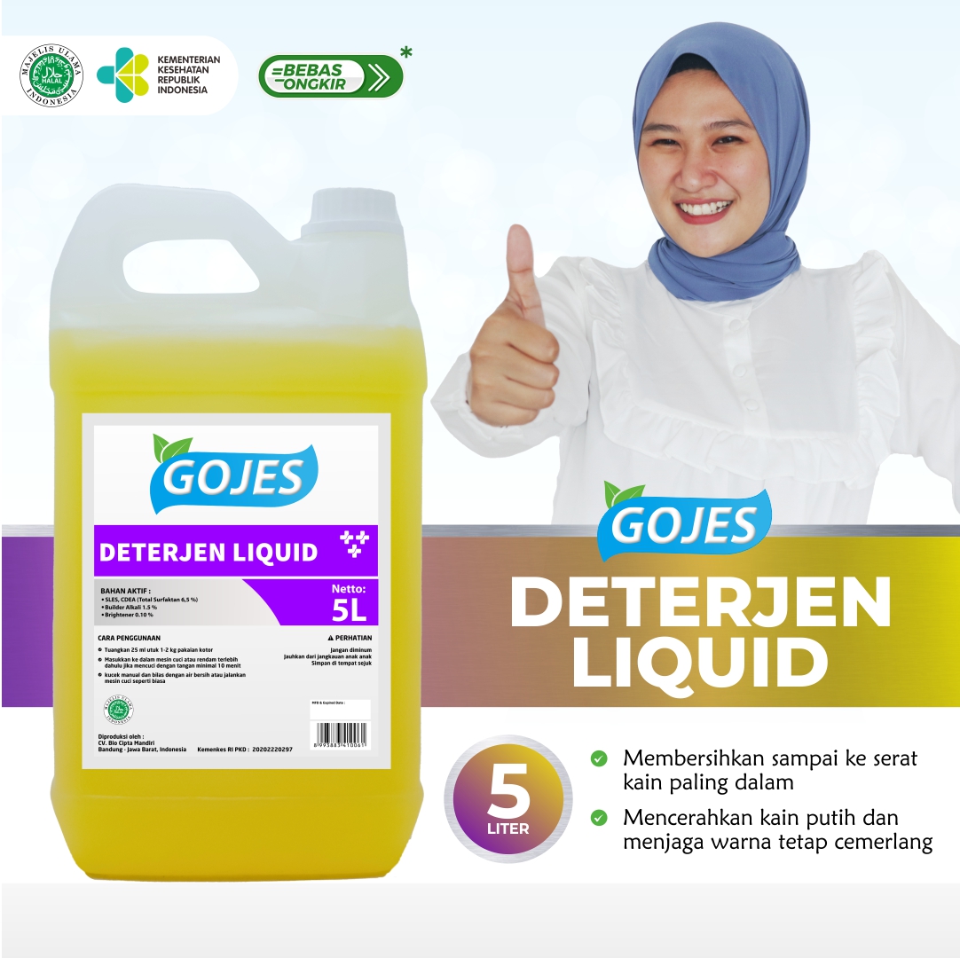 Deterjen Liquid GOJES 5 Liter - Laundry | Lazada Indonesia