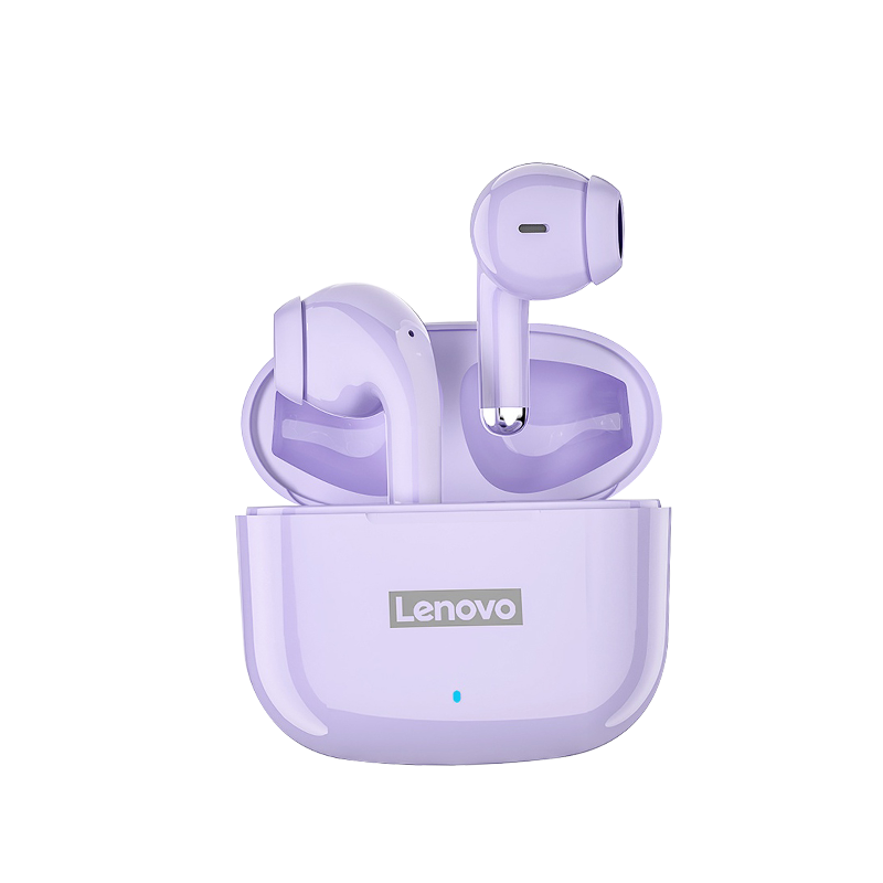 Tampil Keren Dengan Earphone Nirkabel Matte Macaron Biru Untuk Olahraga ...