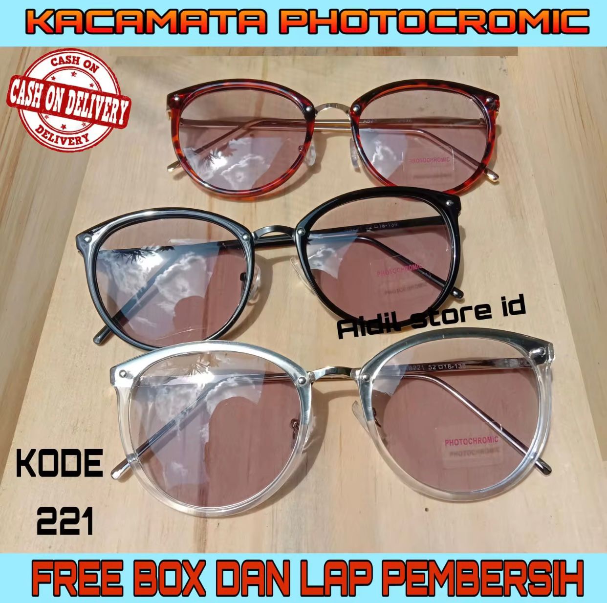 Bayar Di Tempat -Kacamata Photocromik Berubah Warna Apabila Di Bawah ...