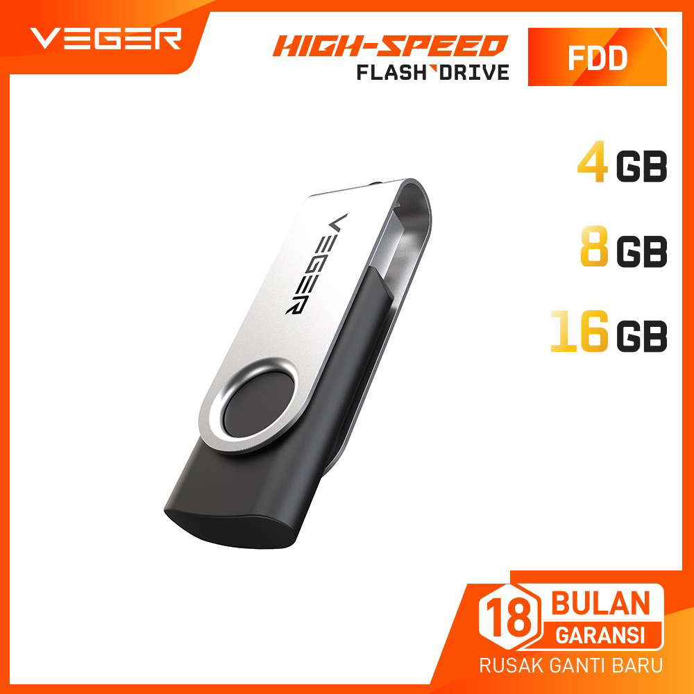 VEGER USB Flashdisk Flash Drive 4GB 8GB 16GB Original | Lazada Indonesia