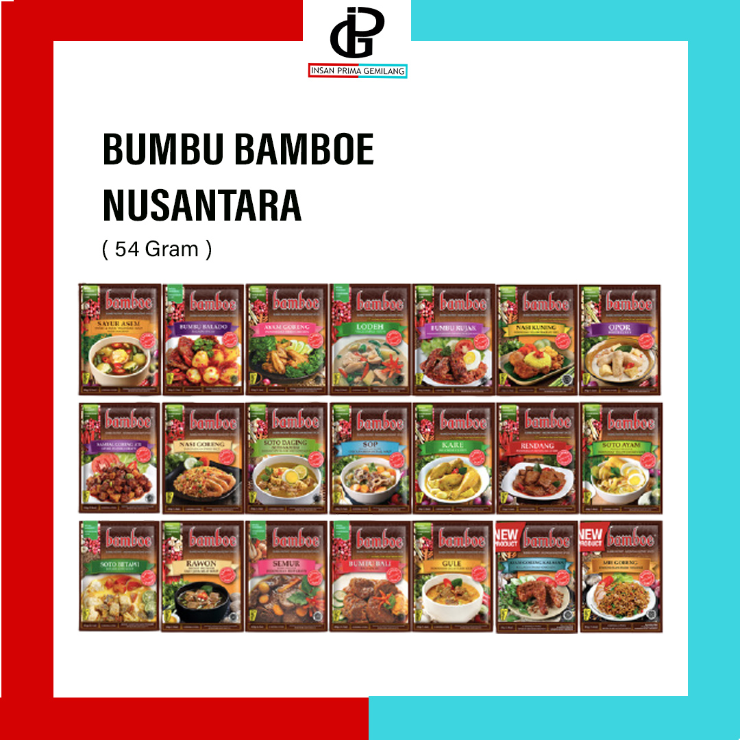 Bumbu Dapur BAMBOE Nusantara / Bumbu Masak BAMBOE instant Praktis ...