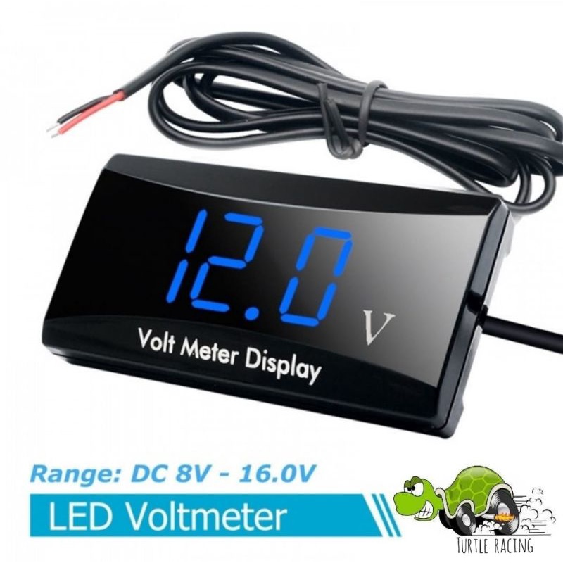 VoltMeter Motor Volt Meter Aki Digital Alat Pengukur Aki Motor | Lazada Indonesia