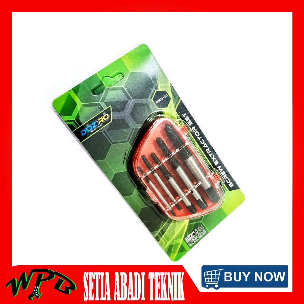 Promo doziro HAND TAP TAB ULIR BALIK DRAT KIRI BAUT PATAH 6 PCS SCREW ...