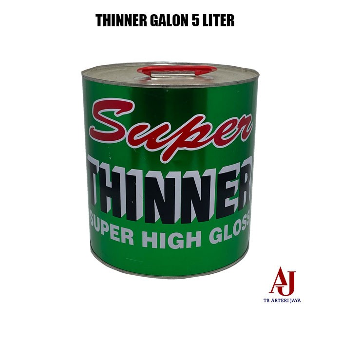 Thinner 5 Liter Tiner Thiner Super High Gloss Pengencer Cat Galon KA ...