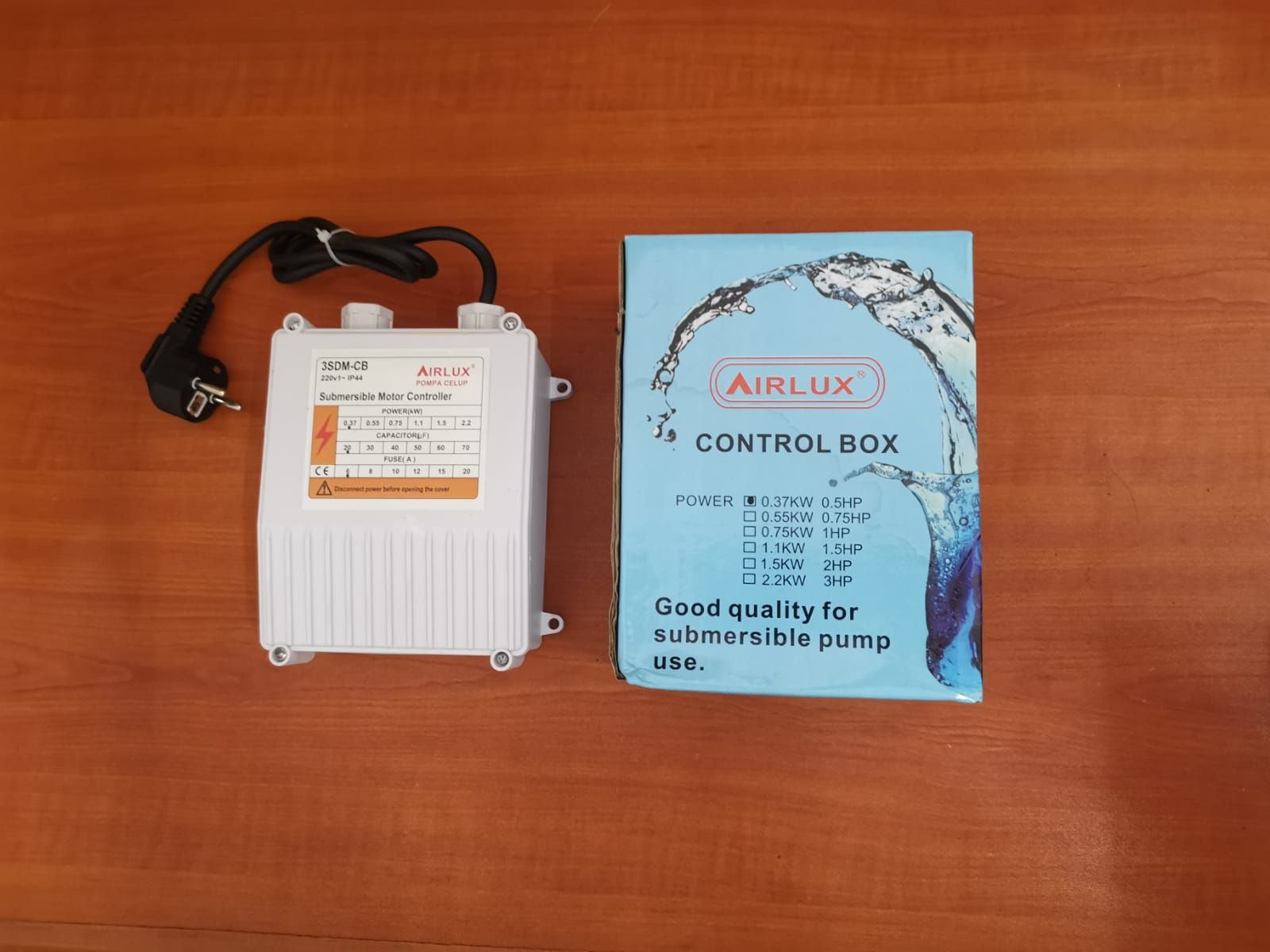 KONTROL BOX /CONTROL BOX PANEL POMPA SATELIT/SUBMERSIBLE PUMP 0.5HP ...