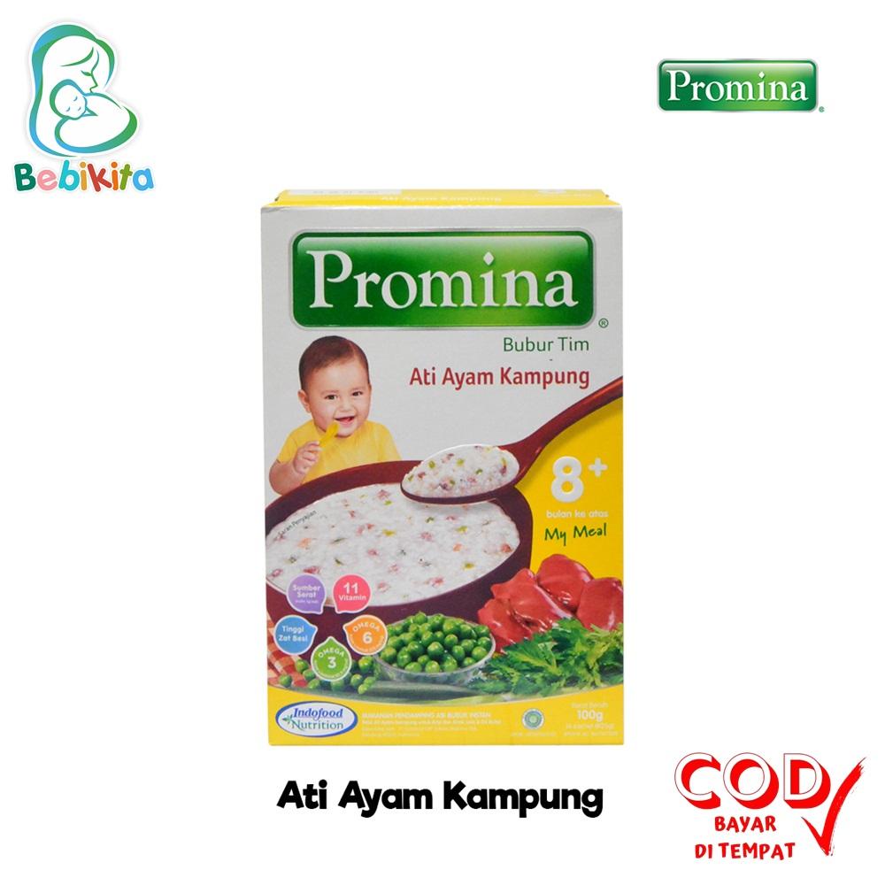 Promina Bubur Bayi Tim 8+ Rasa Ati Ayam Kampung 100gr / Bubur Tim Bayi ...