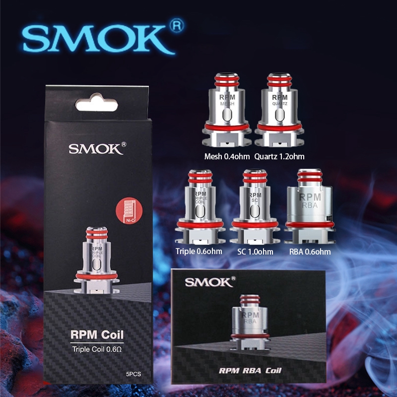 Smok RPM 40 Coil 0.3ohm/ 0.4ohm/ Triple 0.6ohm/ SC 1.0ohm/ Quartz 1 ...