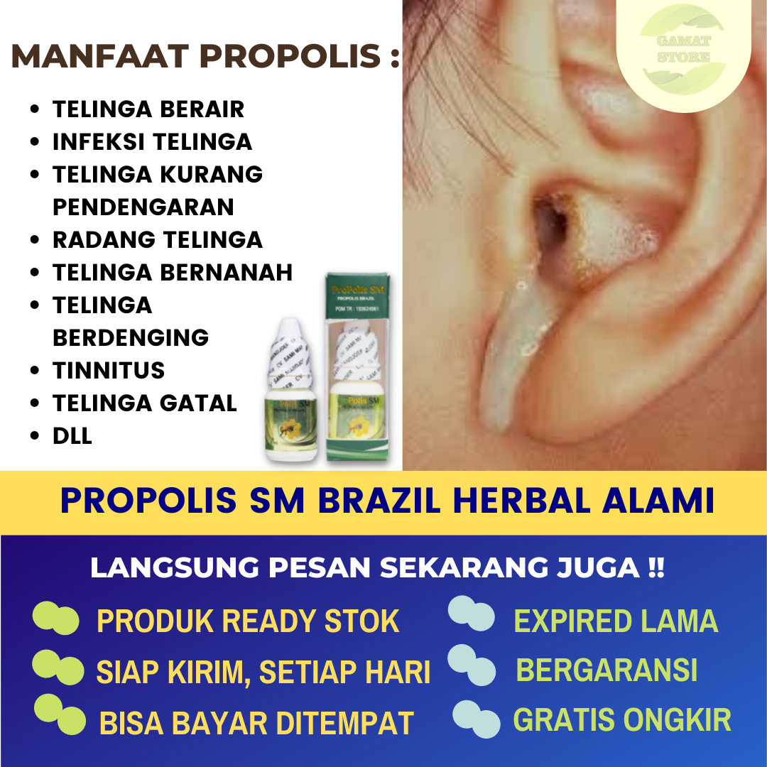 Obat QNC Jelly Gamat Emas Atasi Telinga Berair - Obat Tetes Telinga ...