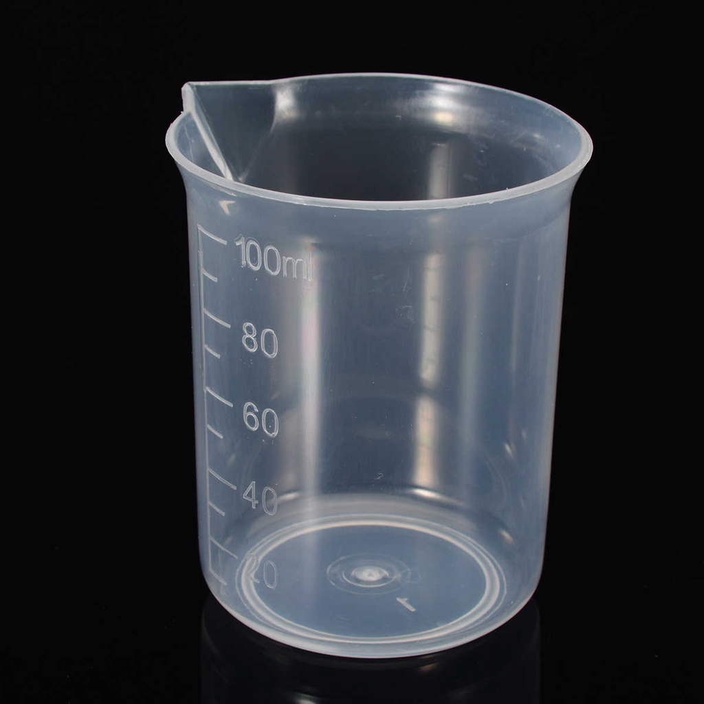 Gelas Takar Gelas Ukur 100ML Plastik Bening Transparan Measuring Cup ...