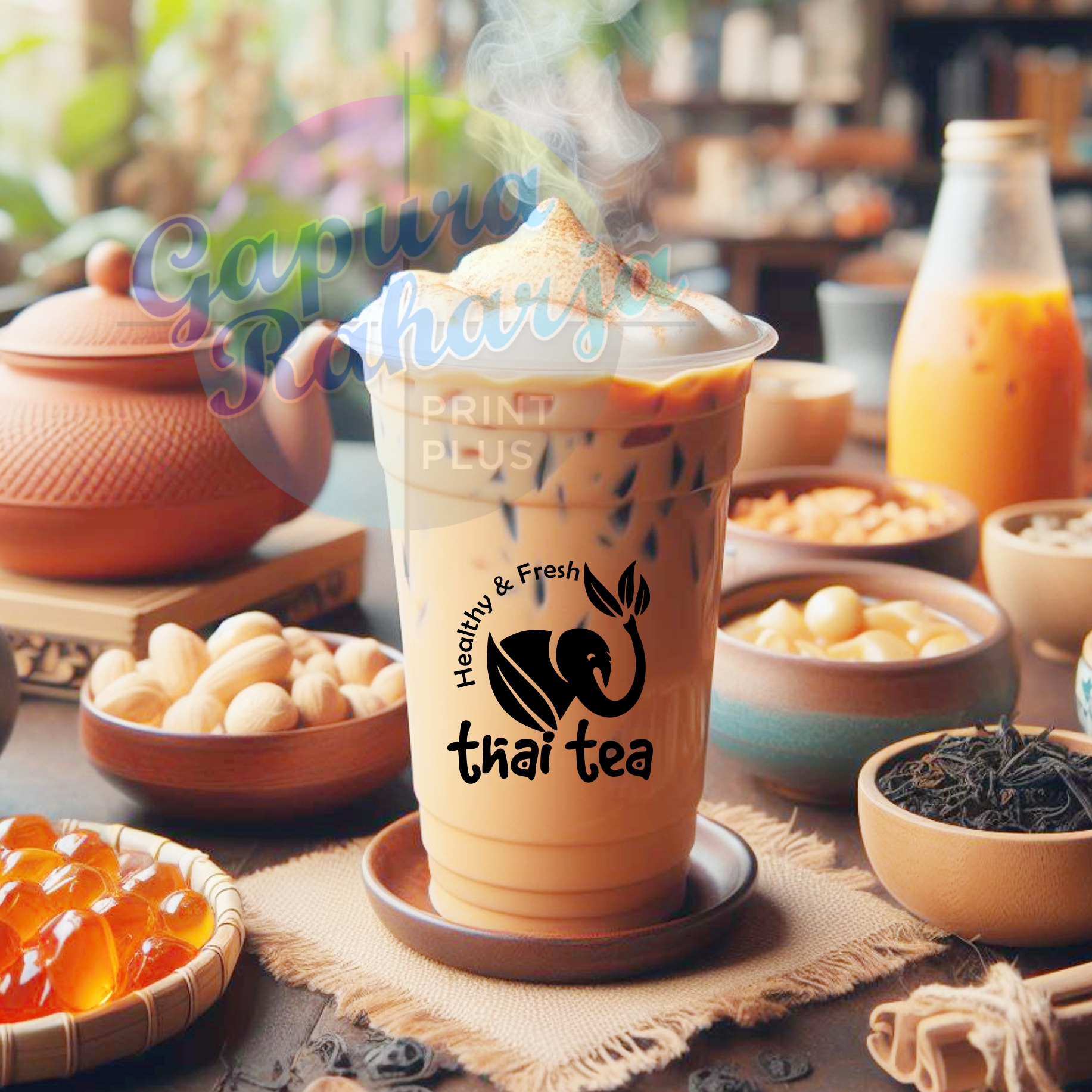 Stiker kemasan Label Thai Tea isi 100 | Lazada Indonesia