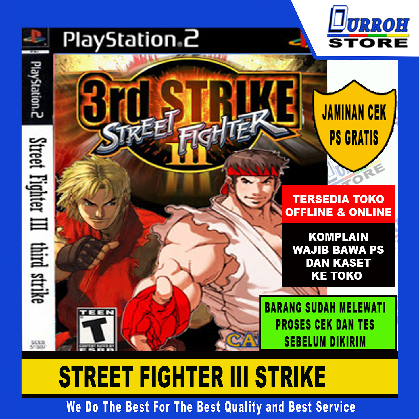 KASET DVD PS2 / PLAYSTATION 2 STREET FIGHTER 3 | Lazada Indonesia