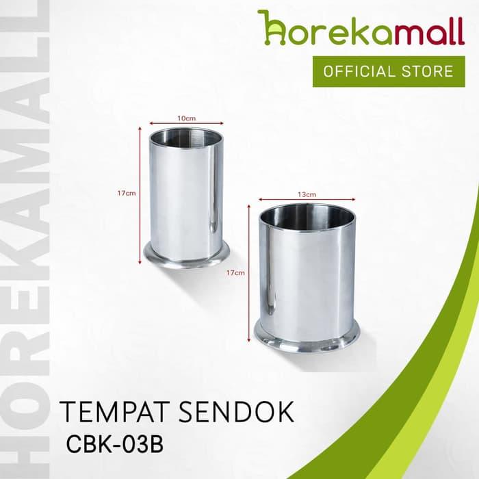 [ Horekamall ] tempat sendok dan garpu stainless / Cutlery Basket Mutu ...