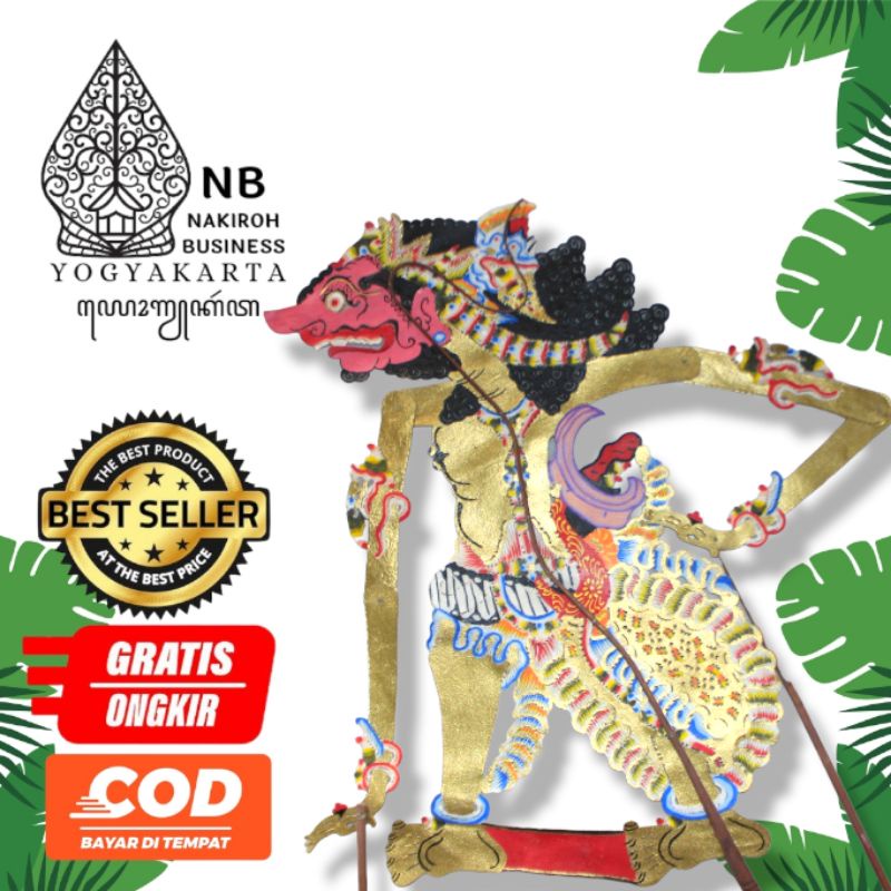 Wayang Kulit Asli BURISRAWA / BURISROWO 60 cm Standar Dalang | Lazada ...