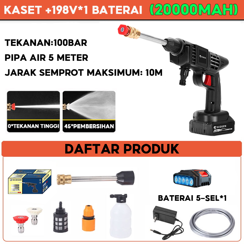 Mesin Cuci Mobil Jet Cleaner Mesin Cuci Mobil dan Motor Mini Portable ...