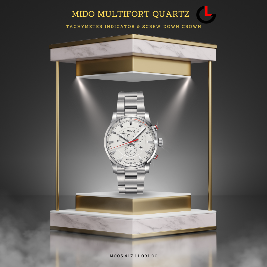 MIDO M005.417.11.031.00 - Mido Multifort Quartz Men's Watch Original ...