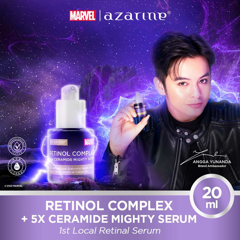 Azarine Retinol Complex + 5x Ceramide Mighty Serum 20ml | Lazada Indonesia