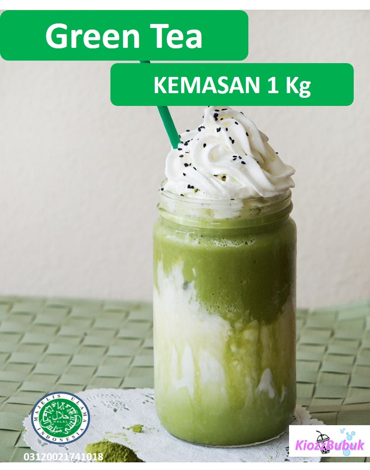 Green Tea 1 kg / Green Tea bubuk Minuman 1 kg / gren tea powder ...