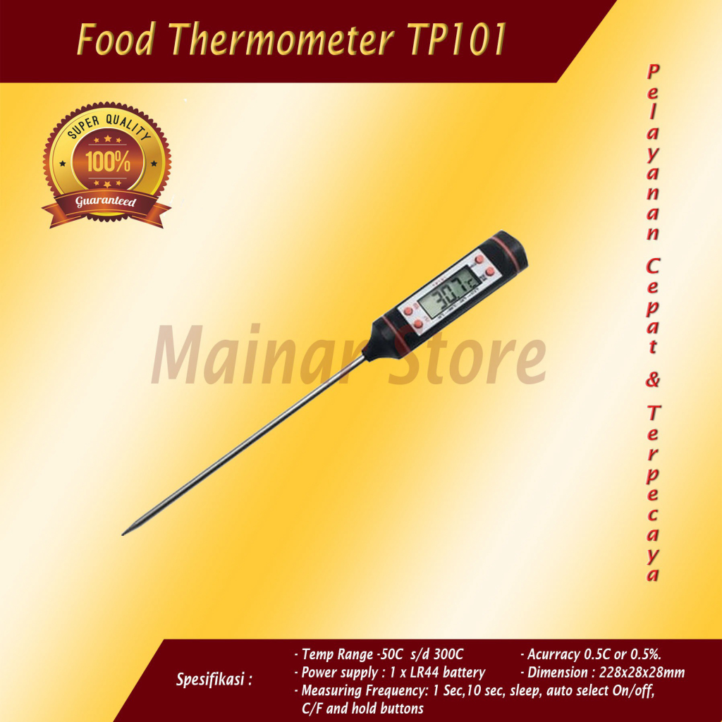 Digital Food Thermometer - Termometer Makanan / Air | Lazada Indonesia