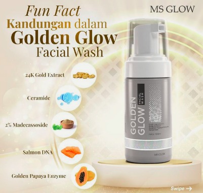 MS Glow / MS GLow Facial Foam / Sabun MS Glow / Sabun Muka / Pembersih ...