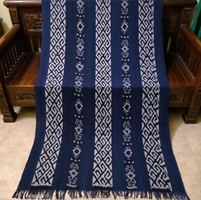 Kain Tenun Etnik Kain Tenun Blanket Tenun Troso Tenun Toraja Warna Biru ...