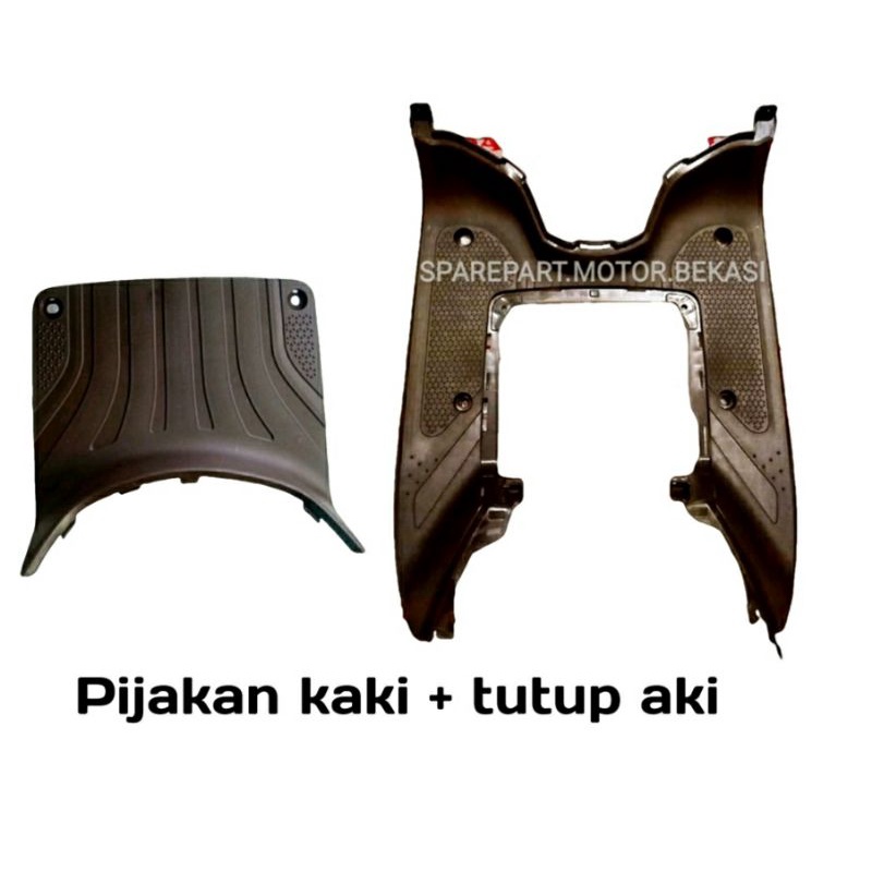 Step floor bordes dek injekan kaki pijakan kaki Scoopy esp LED new prestige sporty 2021 2022 K2F ...